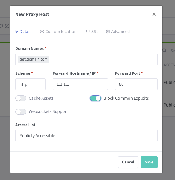 Установка и настройка Nginx Proxy Manager - UnixHost Blog