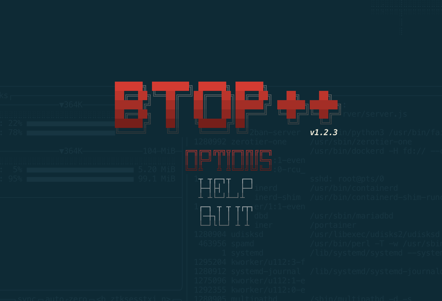 btop - лучше чем htop - UnixHost Blog