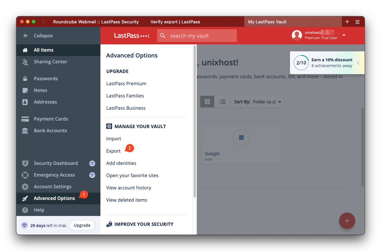 Switching from LastPass to Bitwarden or Vaultwarden - UnixHost Blog